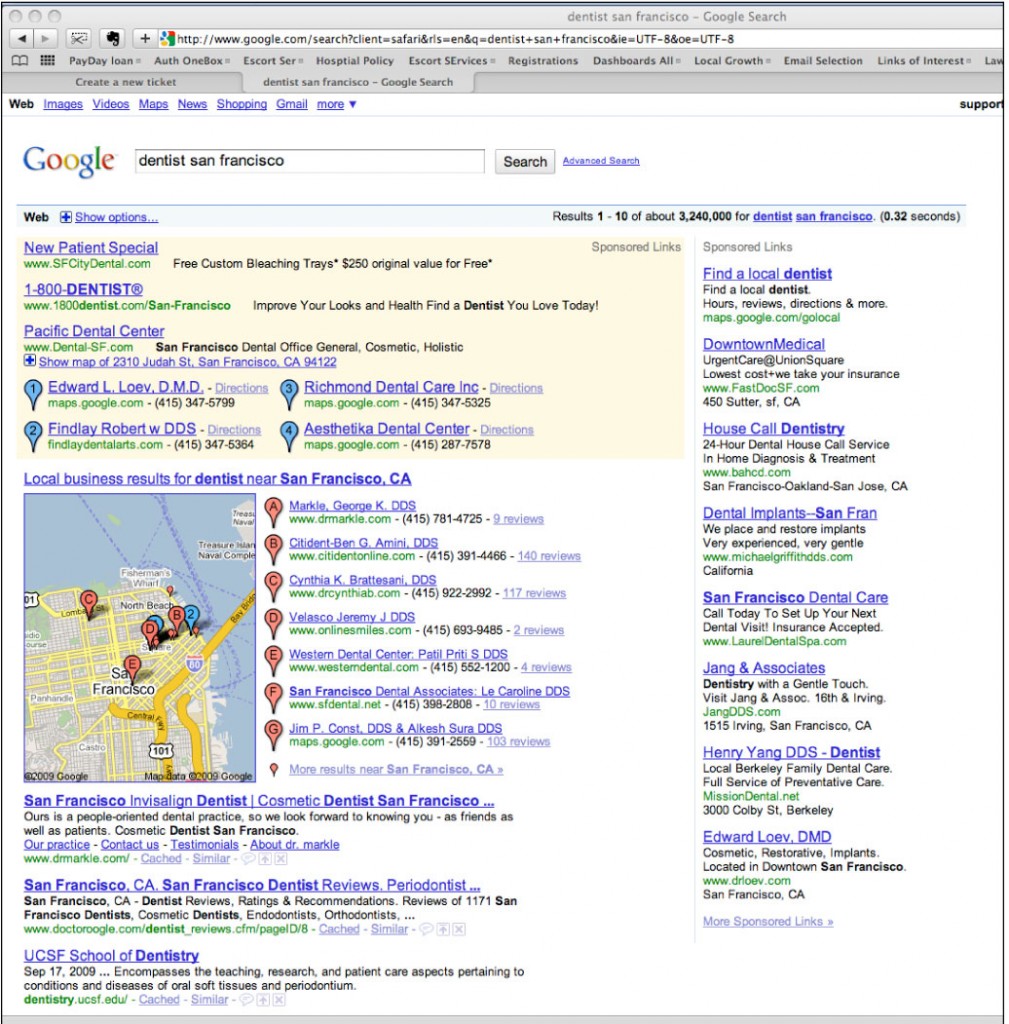 Google Local Listing Ad Heatmap