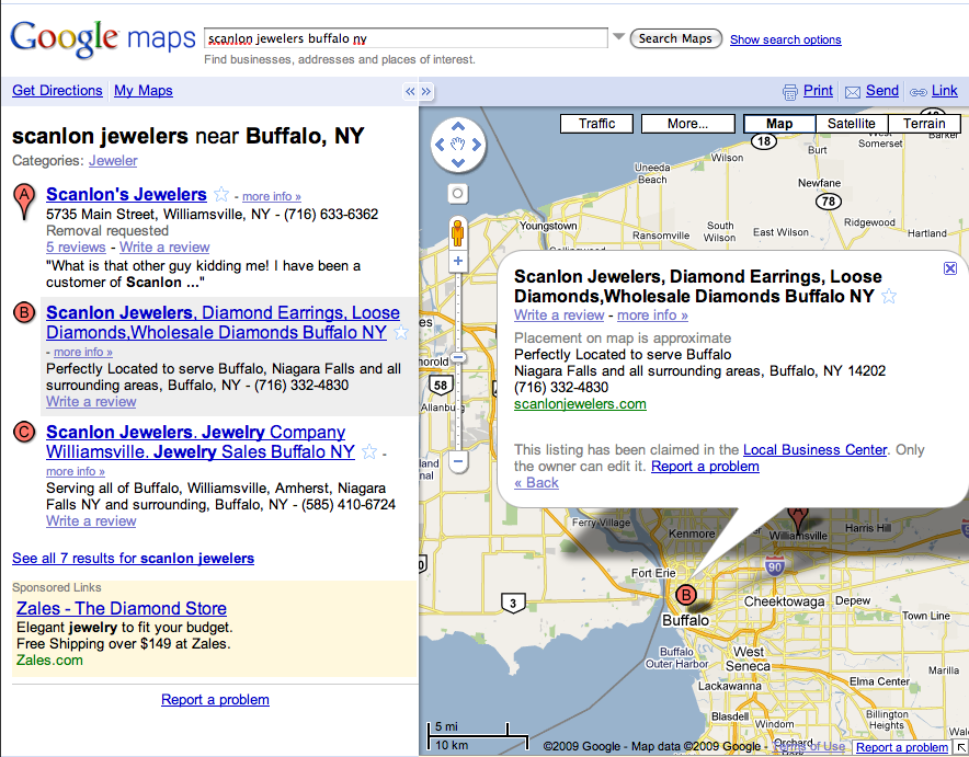 Google Maps Adds New “Report A Problem” Link for Business Listing Spam ...