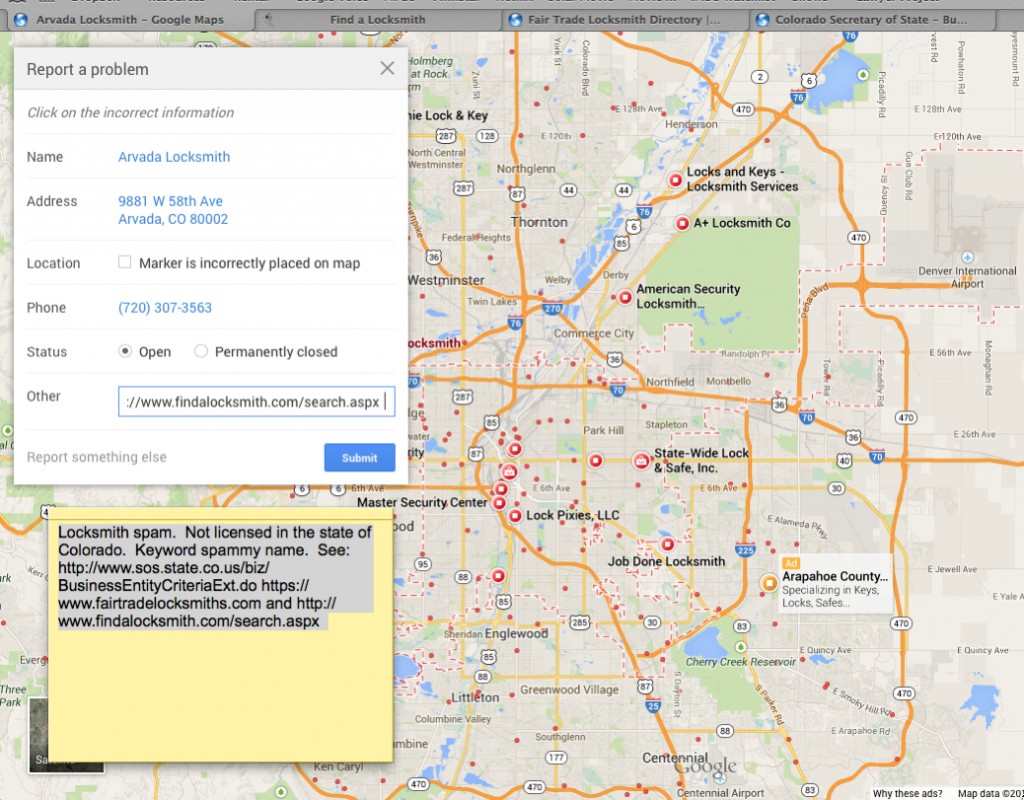 Google Maps Report a Problem: Does It Work For Local Spam?
